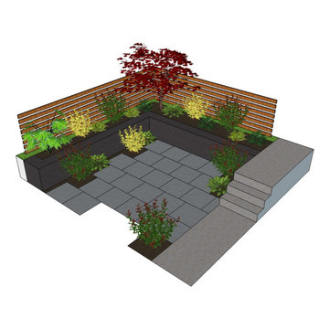 Front Yard Landscape Drawing - Photos & Ideas | Houzz