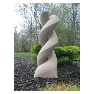Double Helix Sculpture - Eclectic - Landscape - Phoenix - by Carved In ...