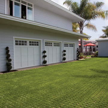 Concrete And Grass Driveway - Photos & Ideas | Houzz