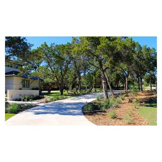 Driveway Approach - Contemporain - Jardin - Austin - par GreenScapes ...