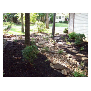 Dry Creek Bed - Traditional - Landscape - Other - by Plan-It Green ...