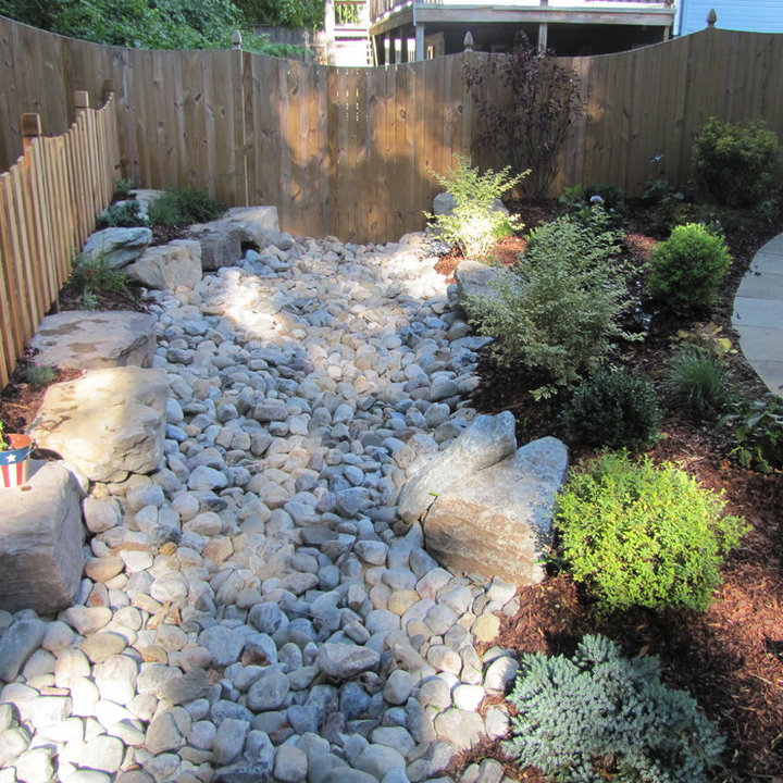 Dry River Bed Landscaping - Photos & Ideas | Houzz
