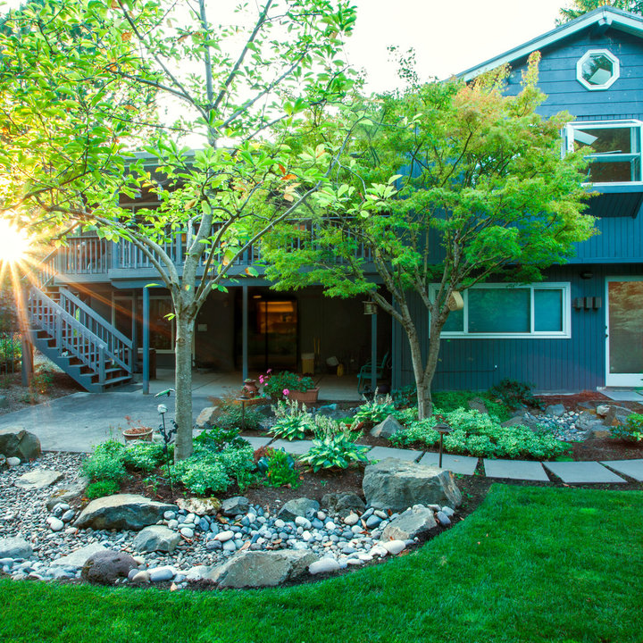 75 Turquoise Concrete Paver Landscaping Ideas You'll Love - December ...