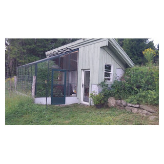 Earth-bermed greenhouse - Eclectic - Landscape - Boston - by ...