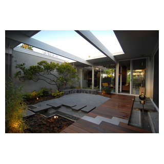 Eichler Atrium - Midcentury - Landscape - San Francisco - by Lisa ...