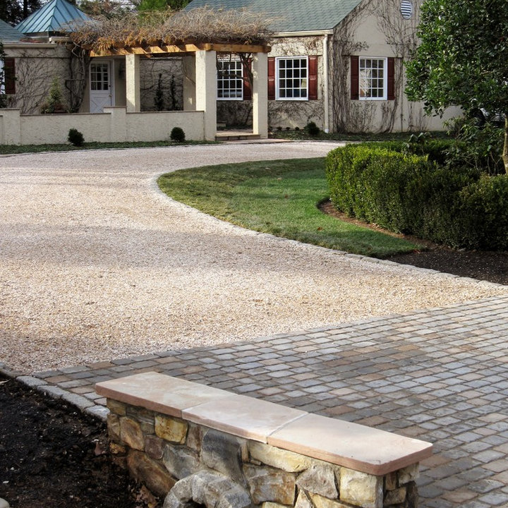 Driveway Culvert Headwall Landscape - Photos & Ideas | Houzz