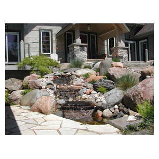 Entrance water feature - Rustic - Landscape - Toronto - by Natural ...