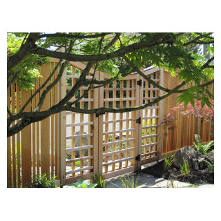 Entry garden gate - Asian - Landscape - Seattle - by User | Houzz