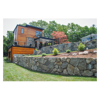 Fieldstone Walls - Landscape - Boston - by Natural Stone Wall Solutions ...