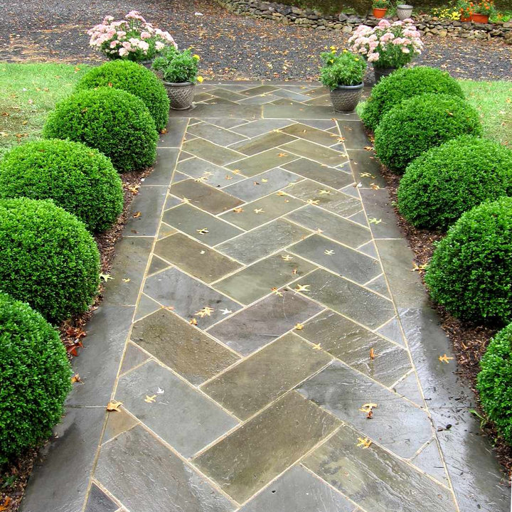 Pavers In Herringbone Pattern - Photos & Ideas | Houzz