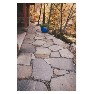 Flagstone Pathway - Traditional - Landscape - Other - by Regenesis ...