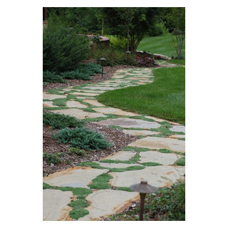 Flagstone Pathway - Traditional - Landscape - Other - by Topeka ...