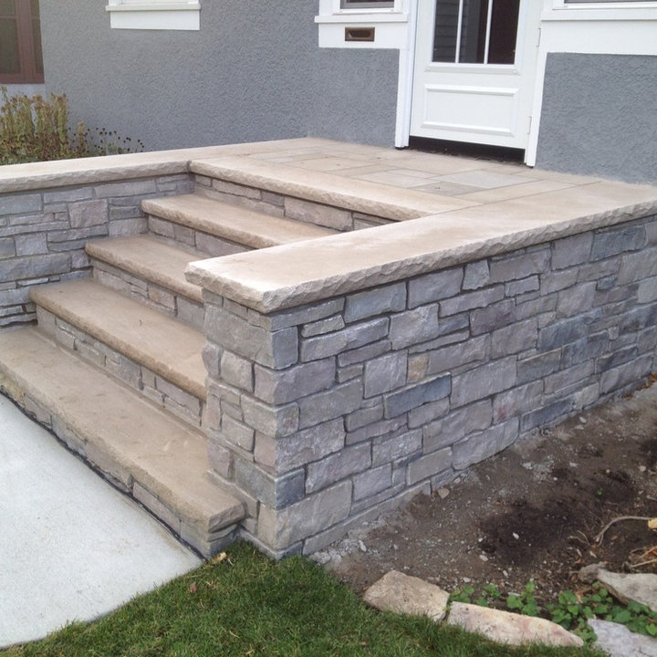 Stone Front Step - Photos & Ideas | Houzz
