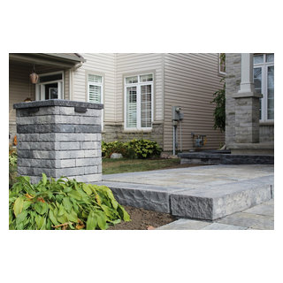 Front Yard Landscaping, Stonebridge, Modern Design - Traditional ...