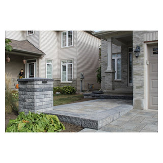 Front Yard Landscaping, Stonebridge, Modern Design - Traditional ...