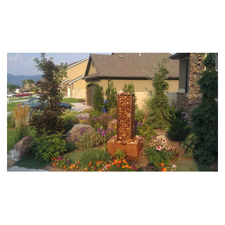 Gabion Water Feature - Eclectic - Landscape - Salt Lake City - by OMG ...