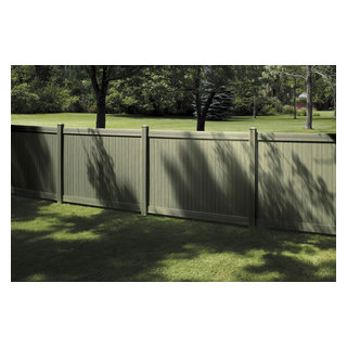 Gallery - Bufftech Textured Wood Grain Vinyl Fencing - Most Popular ...