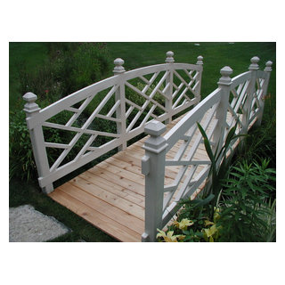 Garden Bridges, Pergola, and Flowers - Traditional - Landscape ...