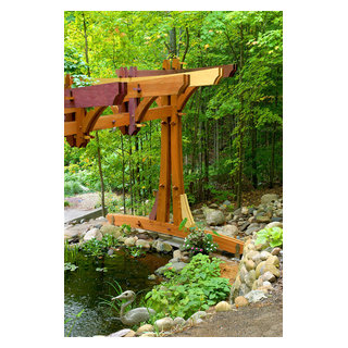 Garden Pond Pergola - Eclectic - Landscape - Other - by Rare Earth ...