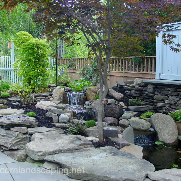 Garden Pond Waterfalls - Photos & Ideas | Houzz