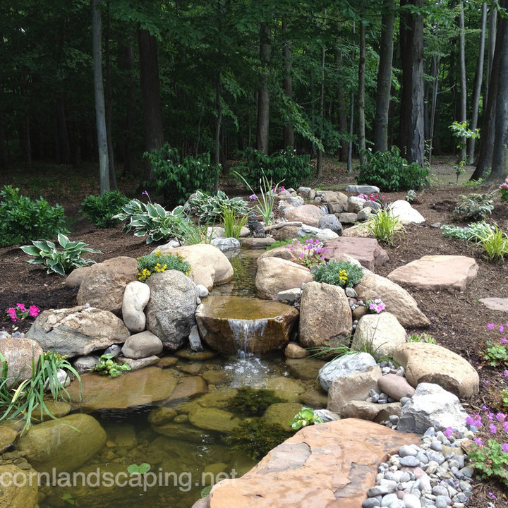 Garden Pond Waterfalls - Photos & Ideas | Houzz