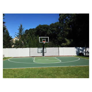 Glen V's Pro Dunk Platinum Basketball System on a 40x30 in Wellesley ...