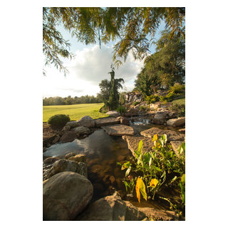 Golf Course Waterfall Feature - Traditional - Landscape - Other - by ...