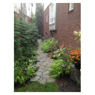 Gorgeous Front Garden & Pretty Side Path - Contemporary - Landscape ...