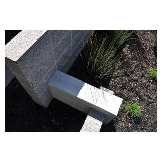 Ground face walls - Modern - Landscape - San Francisco - by Huettl ...