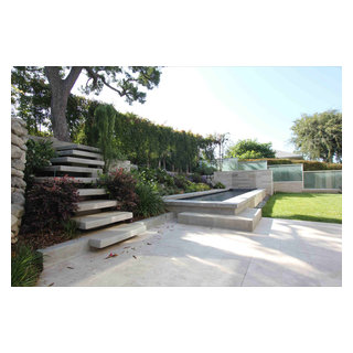 Haisa Silver Marble Vein Cut Cladding - Modern - Landscape - Los ...