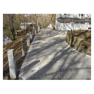 Handsplit Granite Hitching Posts - Farmhouse - Landscape - Boston - by ...