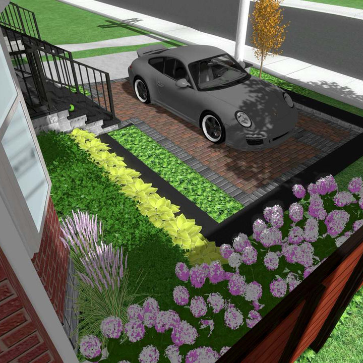 75 Beautiful Parking Pad Front Yard Home Design Ideas & Designs | Houzz AU