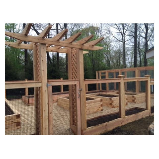 Homefront Farmers Pergola and Berry Enclosure - Rustic - Landscape ...