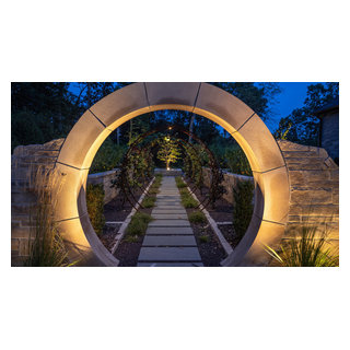 Huntleigh Outside Art Gallery Landscape Design - Contemporary ...