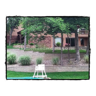 Illinois Allan Block Retaining walls - Contemporary - Landscape ...