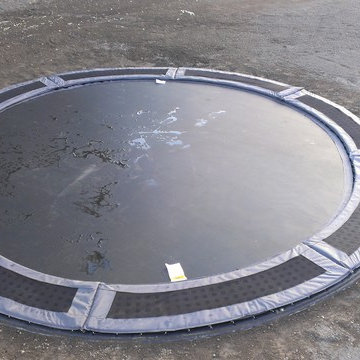 Ground Level Trampoline - Photos & Ideas | Houzz