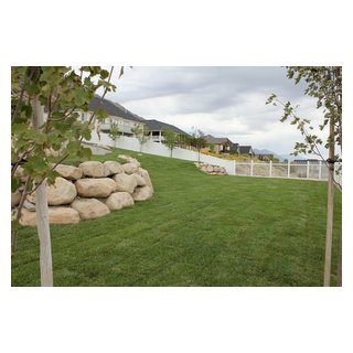 Infinity Edge Pool and Landscaping - Traditional - Landscape - Salt ...