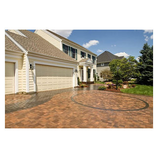 Inlaid Brick Paver Walkway and Driveway - Landscape - Minneapolis - by ...