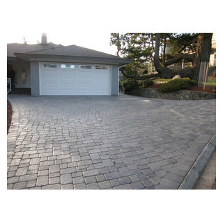 interlock paver driveway - Contemporary - Landscape - Vancouver - by ...