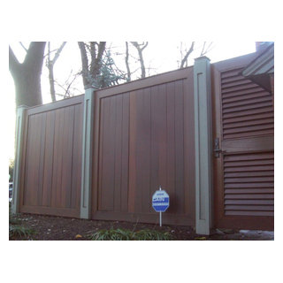 Ipe Fence and Gate - Contemporary - Landscape - Seattle - by Green ...