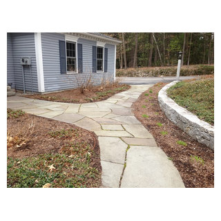 Irregular Bluestone Walkway - Landscape - Manchester - by Stone Blossom ...