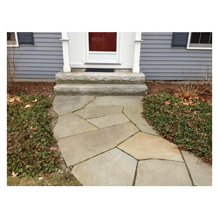 Irregular Bluestone Walkway - Landscape - Manchester - by Stone Blossom ...