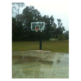 John S's Pro Dunk Diamond Basketball System on a 40x40 in W. Portsmouth ...