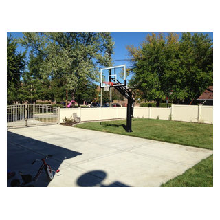 Kevin R's Pro Dunk Platinum Basketball System on a 36x24 in Elmhurst ...