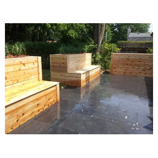 Knotty Western Red Cedar Planter boxes! - Contemporain - Jardin ...