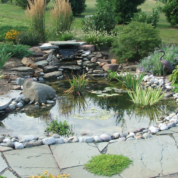 Small Pond Waterfall - Photos & Ideas | Houzz