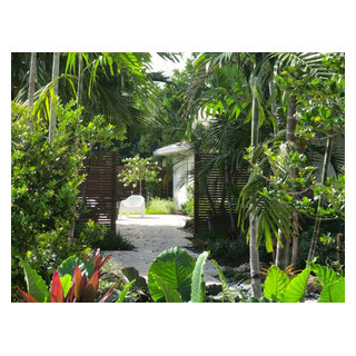 Landcape design front yard entrance - Tropical - Landscape - Miami - by ...