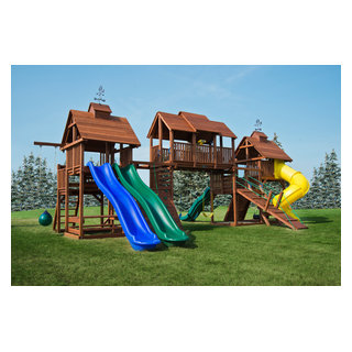 Large Play Sets - Modern - Landscape - Detroit - by Kids Creations | Houzz