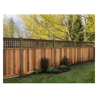 Lattice screen height extension - Jardin - Vancouver - par Tri-City ...