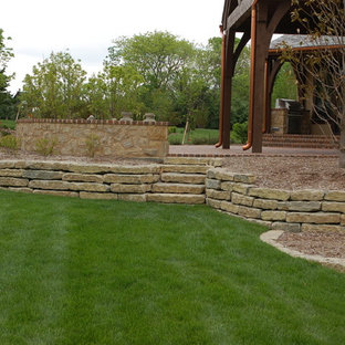 Limestone Retaining Wall | Houzz